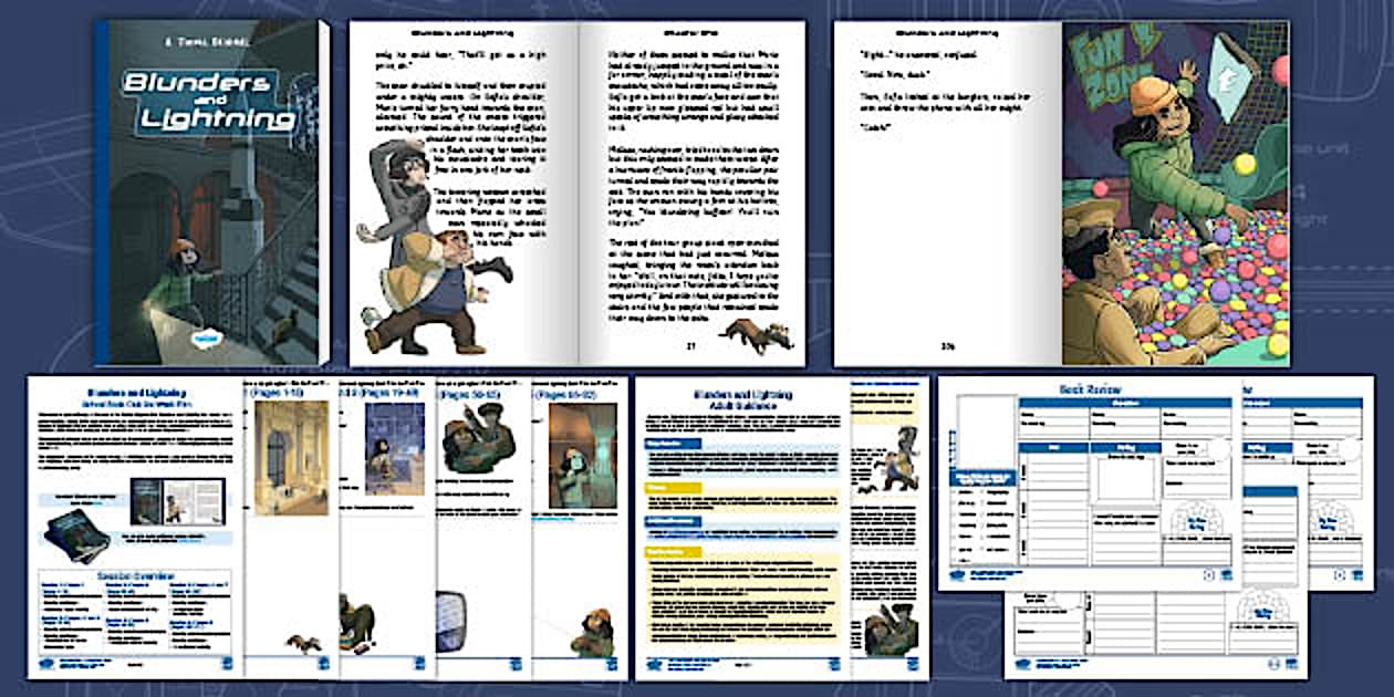Blunders and Lightning School Book Club Resource Pack KS2